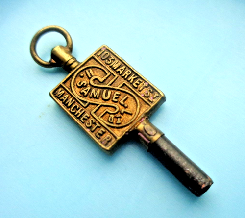 Advertising Pocket Watch Key H Samuel 103 Market Street Manchester ...