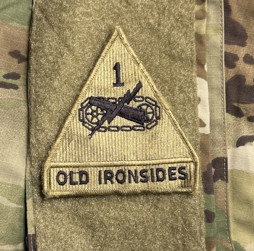 US Army 1st Armored Division Patch OCP w/ Hook ACU | eBay