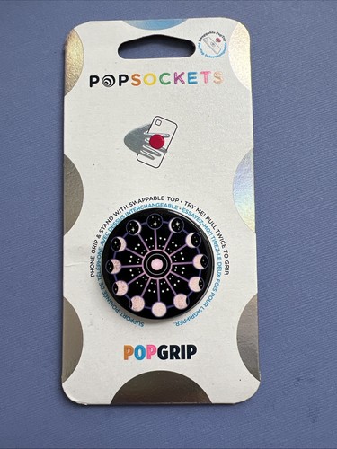 PopSockets Phone Grip Swappable Top - Lunar Cycle Moon Phases Black Brand New 842978129082| eBay