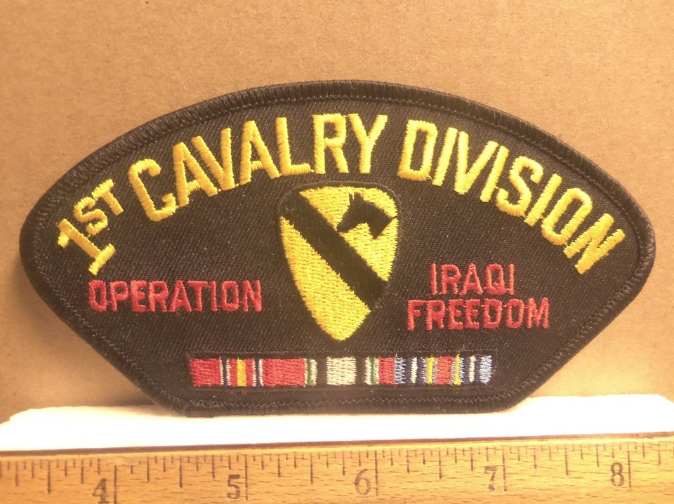 US Army - 1st Cavalry Division Operation Iraqi Freedom Embroidered ...