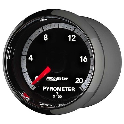 Autometer 2-1/16 Pyrometer Gauge 2000 Deg. Compatible with/Replacement ...