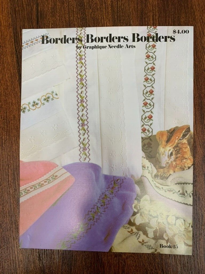 Graphique Needle Art "Borders Borders Borders" Cross Stitch Chart Book ...