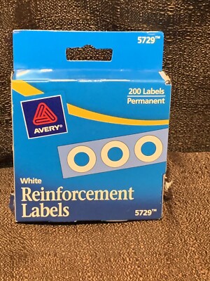 AVERY REINFORCEMENT LABELS White SELF ADHESIVE 5729 | eBay