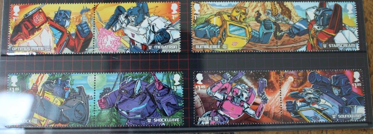 GB 2022 Transformers Stamp Set Fine MNH UK P&P Free | eBay
