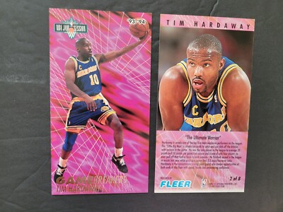 TIM HARDAWAY Insert Card #2 GAMEBREAKERS 1994 Fleer NBA Jam Session ...