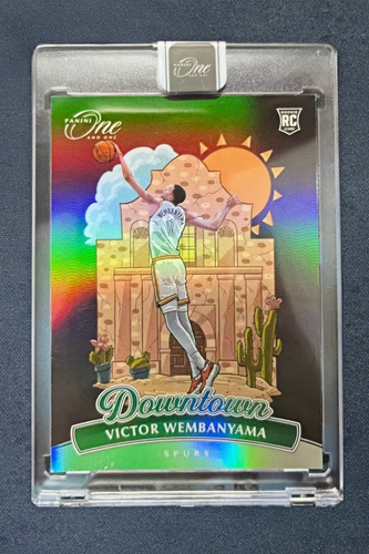 2023-24 Panini One and One Victor Wembanyama #22 Downtown Case Hit SSP ...