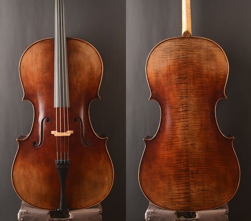 Giuseppe Guarneri 1710 Copy! Best Model Cello Wide Body! Strong deep | eBay