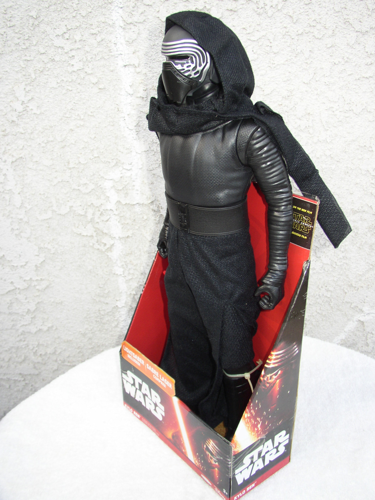 NEW HTF STAR WARS THE FORCE AWAKENS 18" BIG FIGS KYLO REN + LIGHTSABER ...
