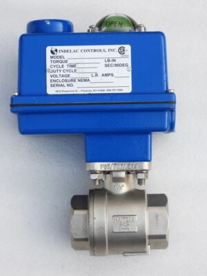ICI INDELAC CONTROLS INC MODEL SDX4B-5 TORQUE 300 ELECTRIC ACTUATOR ...