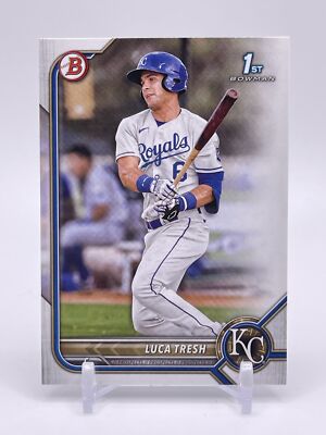 Luca Tresh 2022 1st Bowman Prospects #BP-136 Kansas City Royals | eBay
