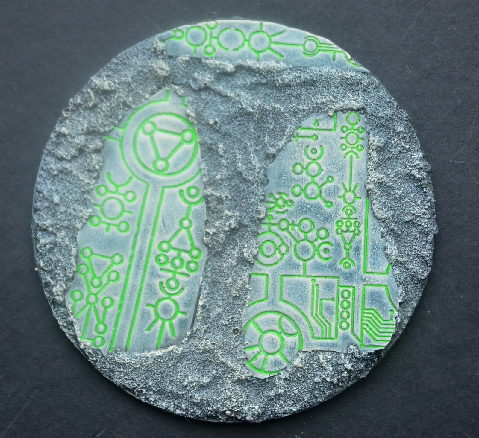 Necron base bases Custom Handmade Warhammer 40k 40,000 Indomitus New ...