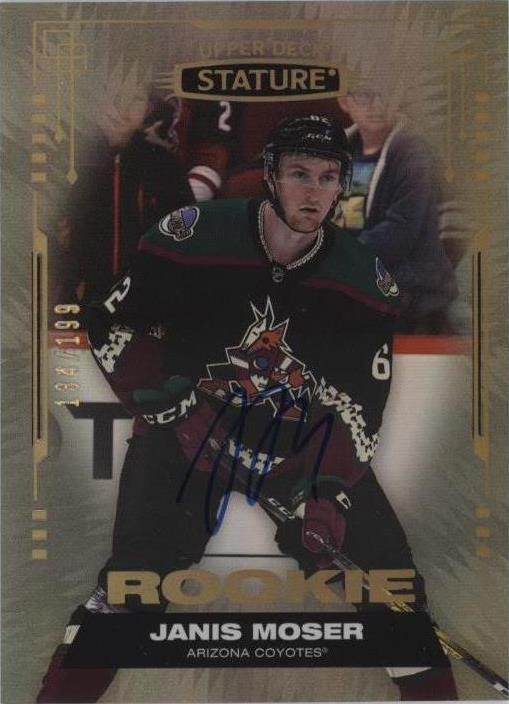 2021-22 Upper Deck Stature - Rookies J.J. Moser #185 Autographs /199 ...