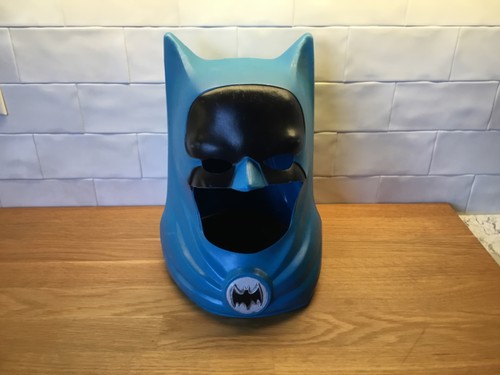 Batman 1966 Blue Helmet Mask Plastic Ideal Toy Corp. 60's DC Superhero ...