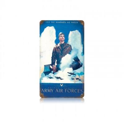 Army Air Force Military Airplane Aviation Metal Sign Man Cave Garage ...