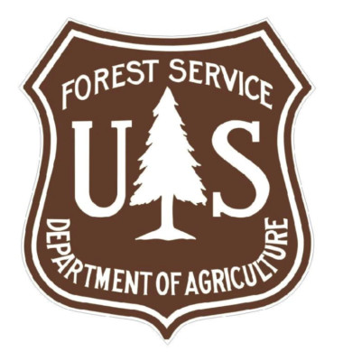12" FOREST SERVICE DEPARTMENT OF AGRICULTURE BROWN STICKER DECAL USA ...