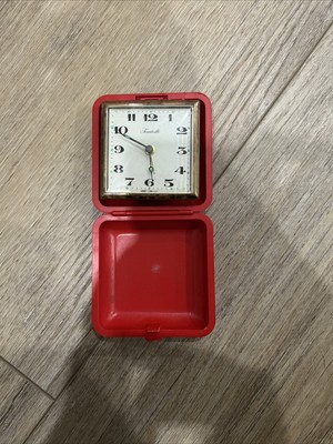 VINTAGE FORESTVILLE TRAVEL ALARM CLOCK FOLDING CASE - Made In Germany ...