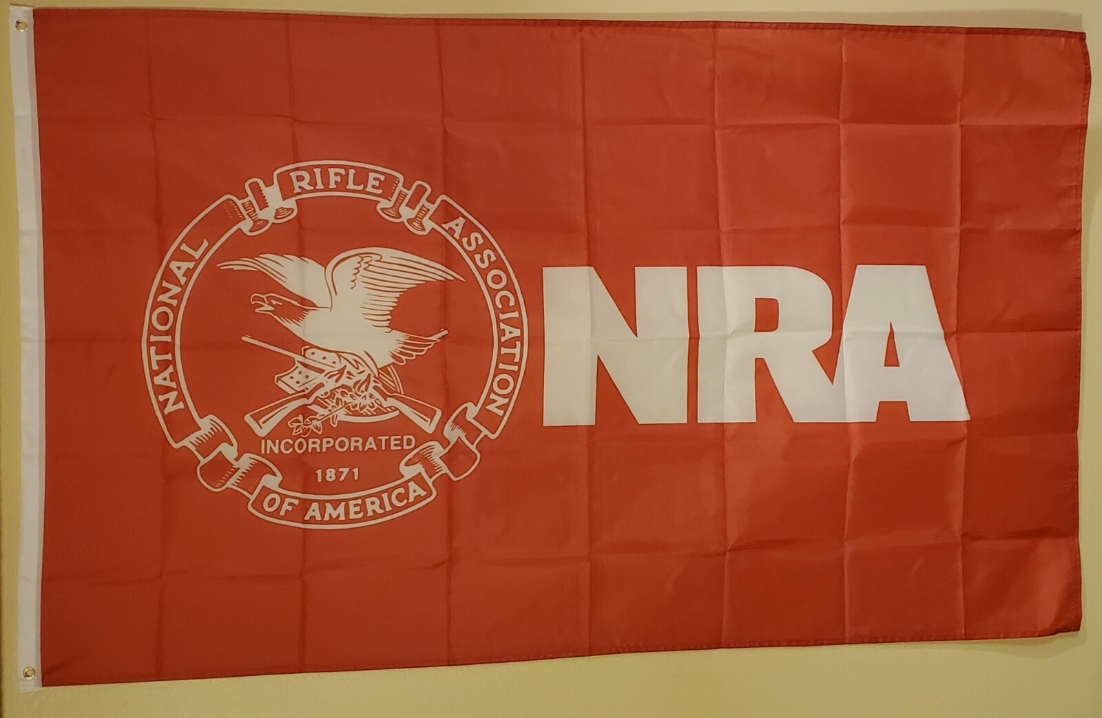 NRA Traditional Flag Banner 3x5FT National Rifle Association Man Cave ...