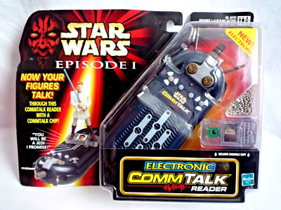 STAR WARS EPISODE 1 / ELECTRONIC COMMTALK / COMMTECH CHIP READER 1999 ...