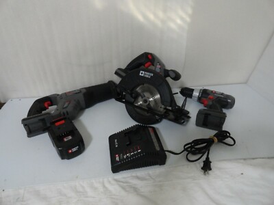 Porter Cable power tool set 18 V Tools with Battery and Charger *tested ...