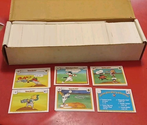 Lot Of 1990 Upper Deck Looney Toons Comic Baseball Cards 15" Box Approx ...