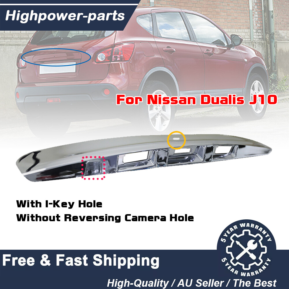 Tailgate Door Handle Garnish Cover Mould Chrome For Nissan Dualis J10 ...