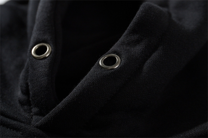 Myth Nine Tailed Fox Fashion Hoodie Embroidery Black Hoodie Pullover ...