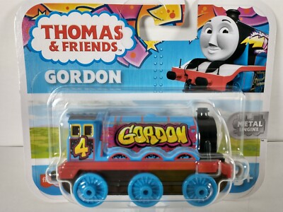 Graffiti Gordon Thomas & Friends Push Along Metal Engine Train | eBay