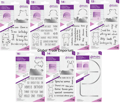 Gemini PEEK - A - BOO Stamp & Die Sets & Window Frame Dies By Crafters ...