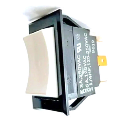 Onan 308-0768 Generator Start Stop Rocker Switch 3 prong White Actuator ...