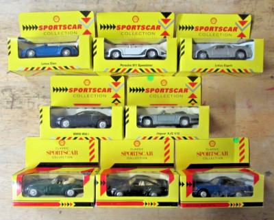 8 SHELL SPORTSCAR COLLECTION CARS - BOXED * £4.50 UK POST * | eBay