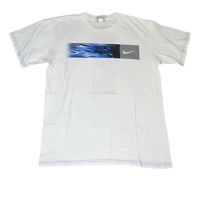 Vintage Nike Kids Blue Flame T-Shirt Size YOUTH X-LARGE RARE | eBay
