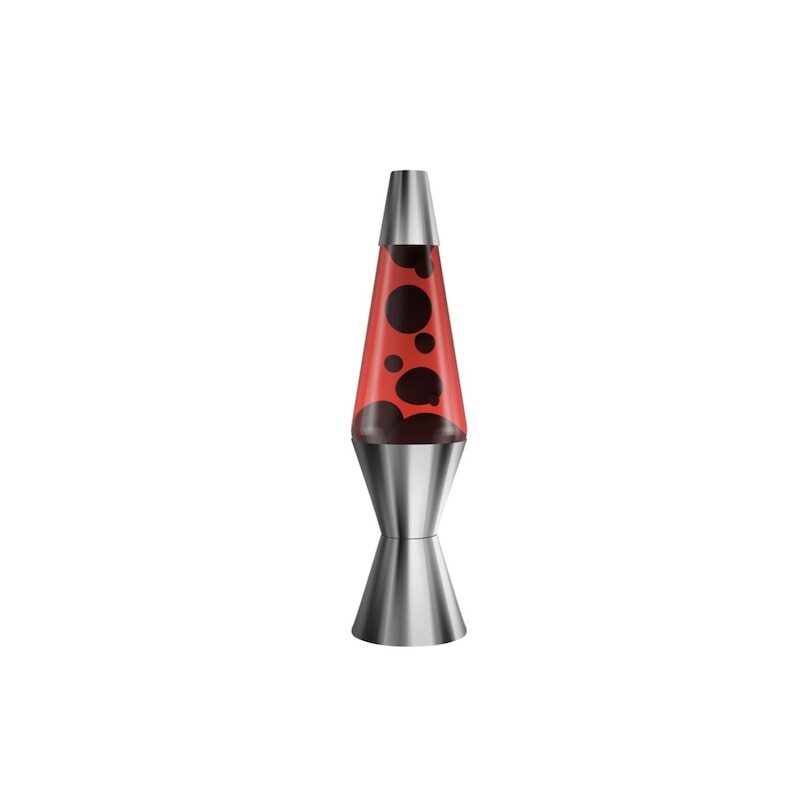 Lava Lamp Chrome Plated Crimson | eBay