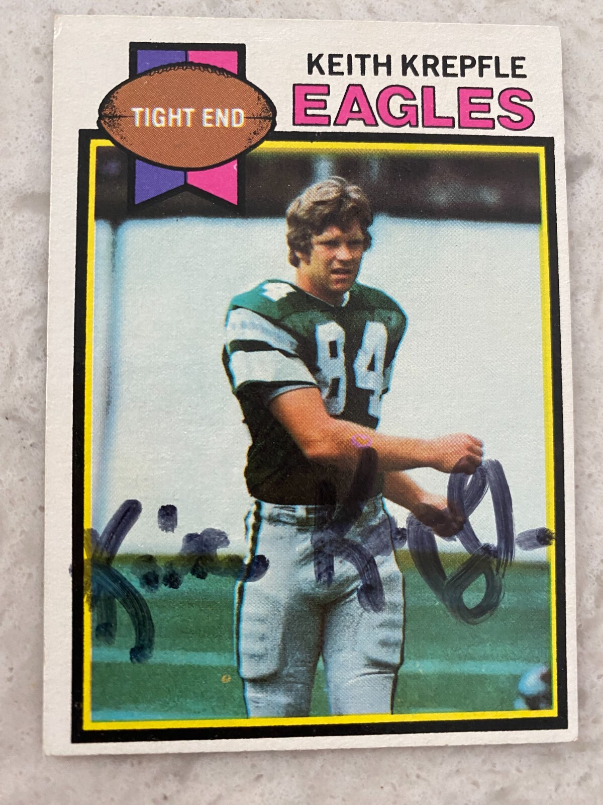 Keith Krepfle Signed Philadelphia Eagles Card 1979 Topps | eBay