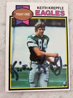 Keith Krepfle Signed Philadelphia Eagles Card 1979 Topps | eBay