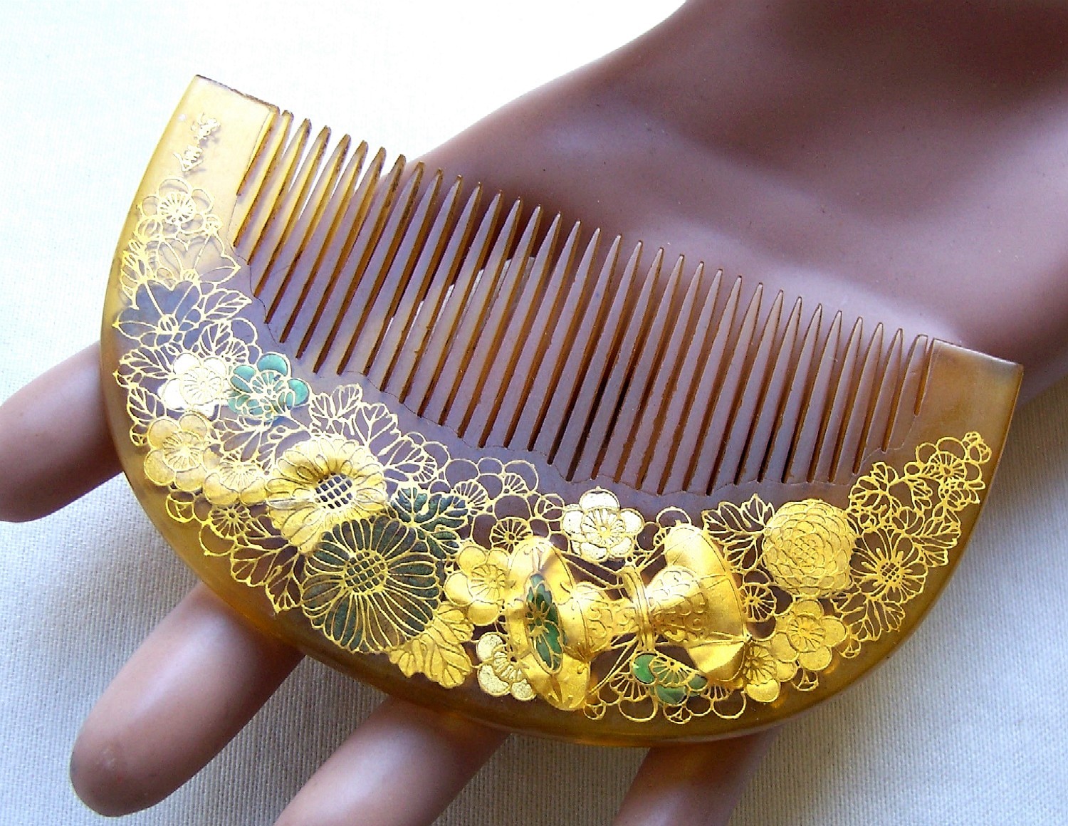 Vintage Japanese kanzashi comb hairpin geisha set hair accessory (AAP ...