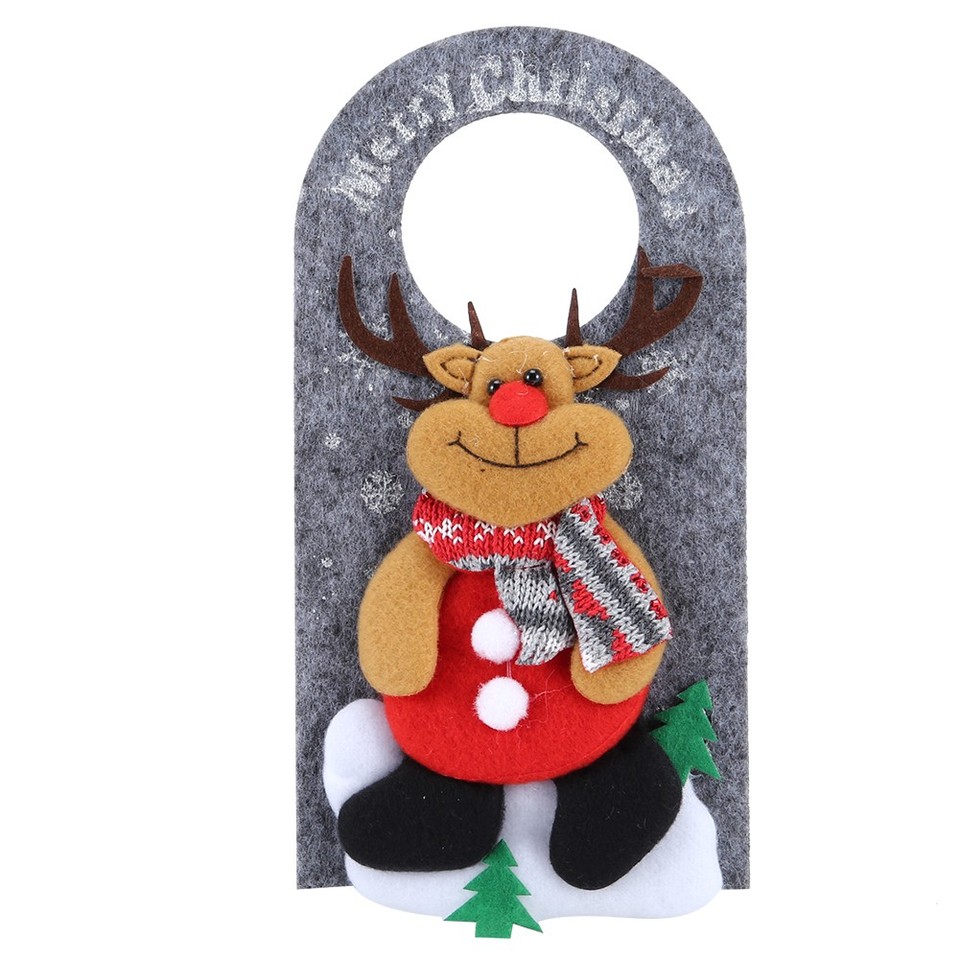 4x/Set Christmas Door Ornaments Cartoon Door Hanging Pendants For Hotel ...