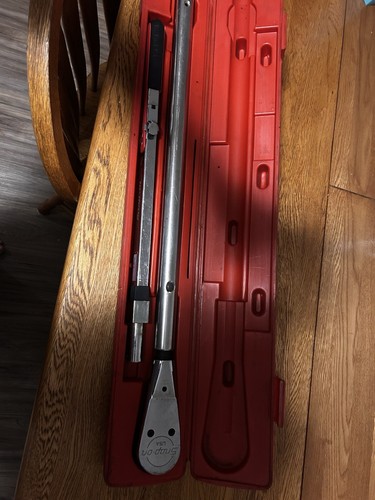 SNAP-ON TQR600C; 600LB TORQUE WRENCH; 3 PIECE MODEL IN CASE | eBay
