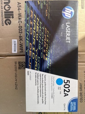 HP LASERJET 502A Q6471A Cyan .New Sealed | eBay