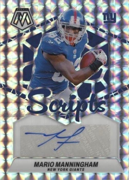 2024 Panini Mosaic - Scripts Mario Manningham #SC-MMM (AU) for sale ...