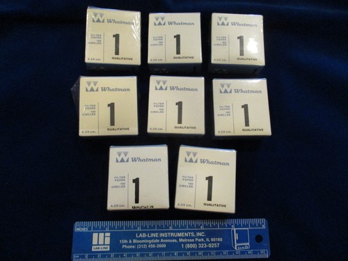 Lot of ~40 Whatman No. 1 Qualitative Filter Papers - 4.25 cm 100 ...