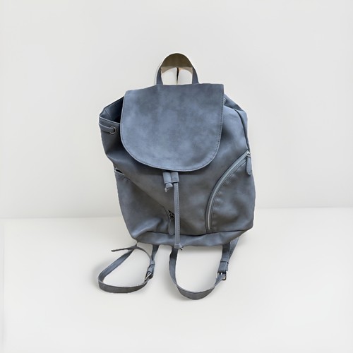 Unbranded Gray Leather Backpack Purse - B0630134 | eBay