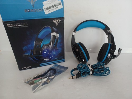 Gaming Headset W/Mic/Stereo BENGOO G9000 BLUE/BLACK NEW IN BOX | eBay