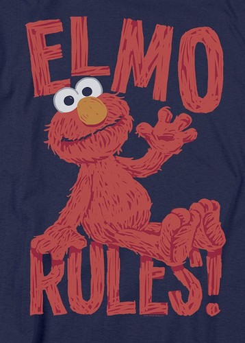 Sesame Street "Elmo Rules" T-Shirt - Infant One Piece | eBay