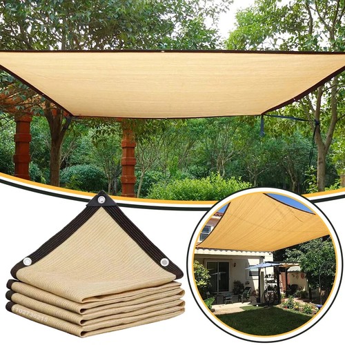 Beige Shading Net, UV Protection, Plant Shed HDPE Sunscreen Fabric ...