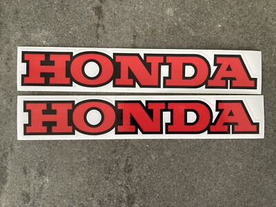 Honda 1981 XL500 Tank Decals / Sticker Kit (Red Model) | eBay Australia