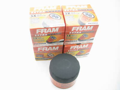 (4) Fram PH3950 Oil Filter Replaces 51381 L30238 PH2856A LF543 LF798 ...