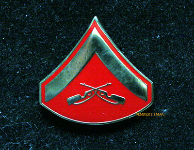 LANCE CORPORAL LCPL HAT LAPEL PIN US MARINES VETERAN PROMOTION GIFT ...