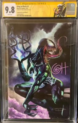 King in Black #1 Virgin Variant Exclusive GREG HORN CGC SS 9.8 Venom ...