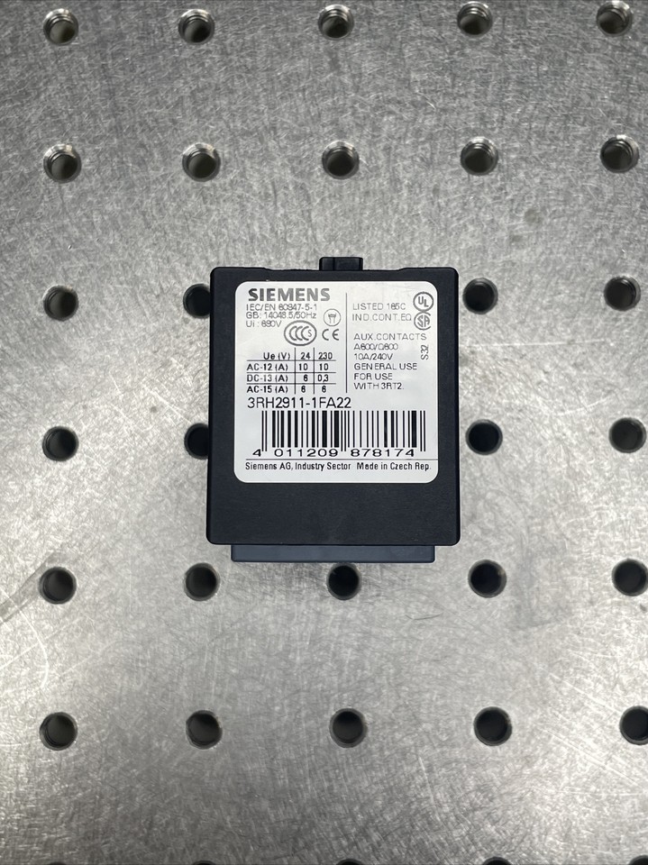 SIEMENS Auxiliary Switch Block 3RH2911-1FA22 NEW NO BOX | eBay