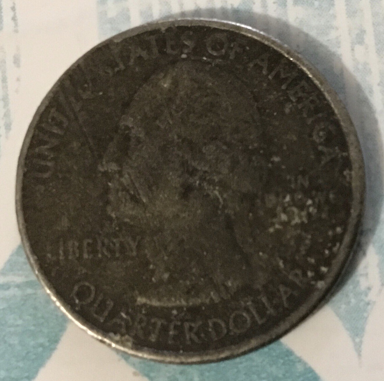 2020P Kansas Washington Quarter Missing Clad Layers Both Sides. Blacky ...